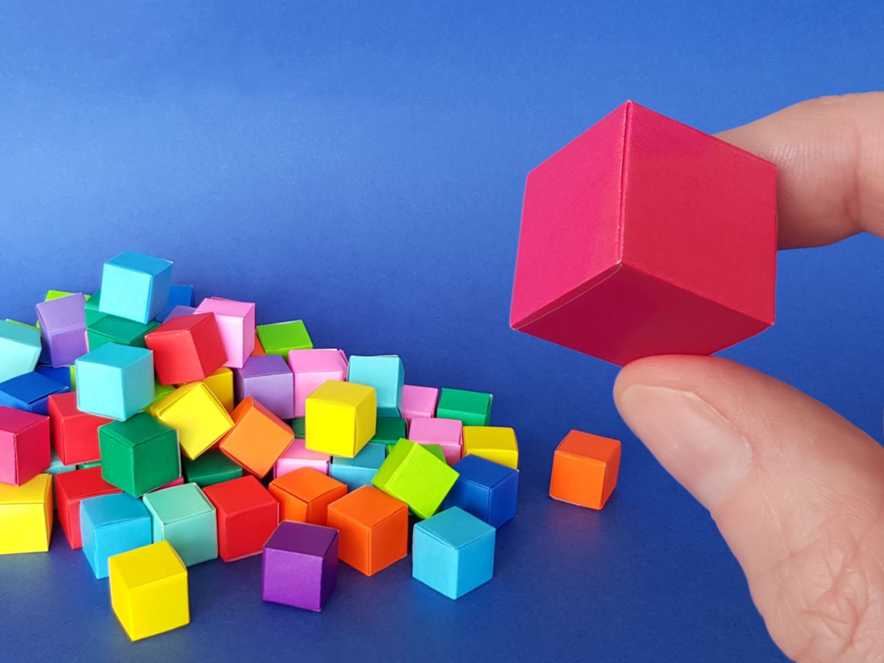 How to make an origami cube