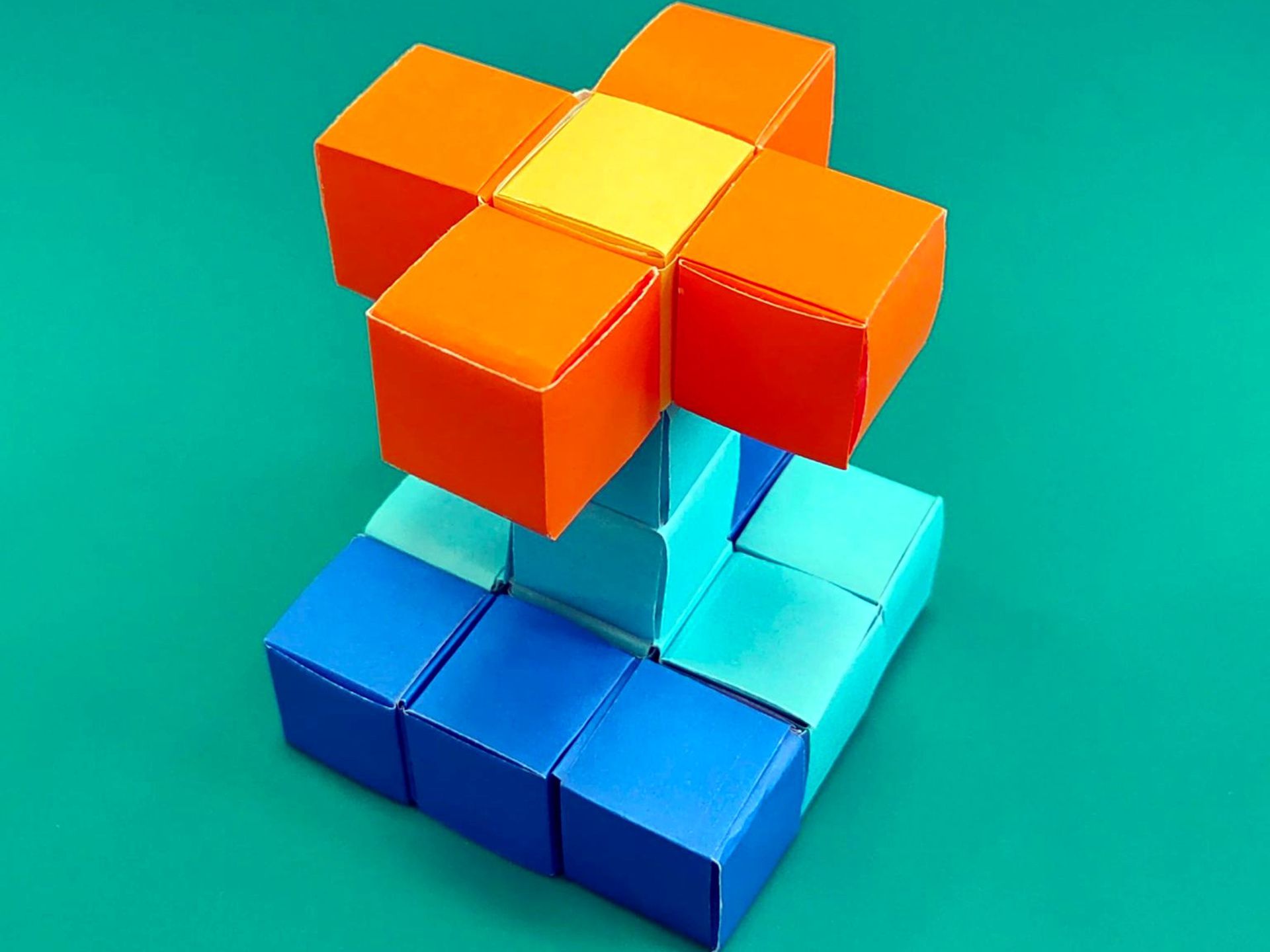 How to make an origami cube pictures
